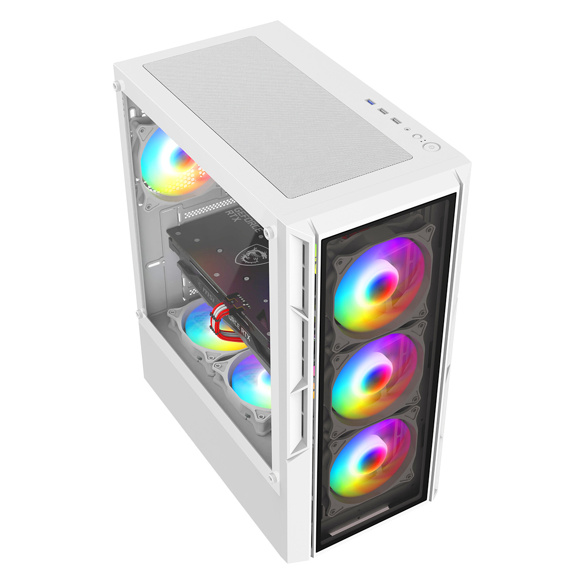 Massive Glass Gaming Case : ASC Gaming PC Dual Bundle